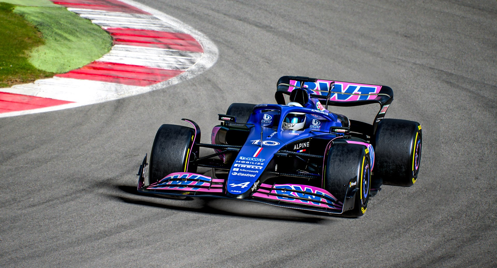 Alpine A523 F1 Team Blue Livery Formula 1 Season 2023 model - TurboSquid 2049016