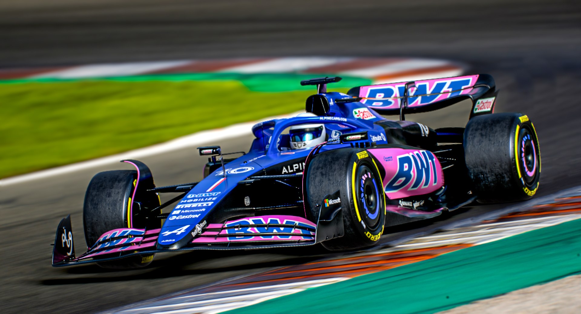 Alpine A523 F1 Team Blue Livery Formula 1 Season 2023 model - TurboSquid 2049016