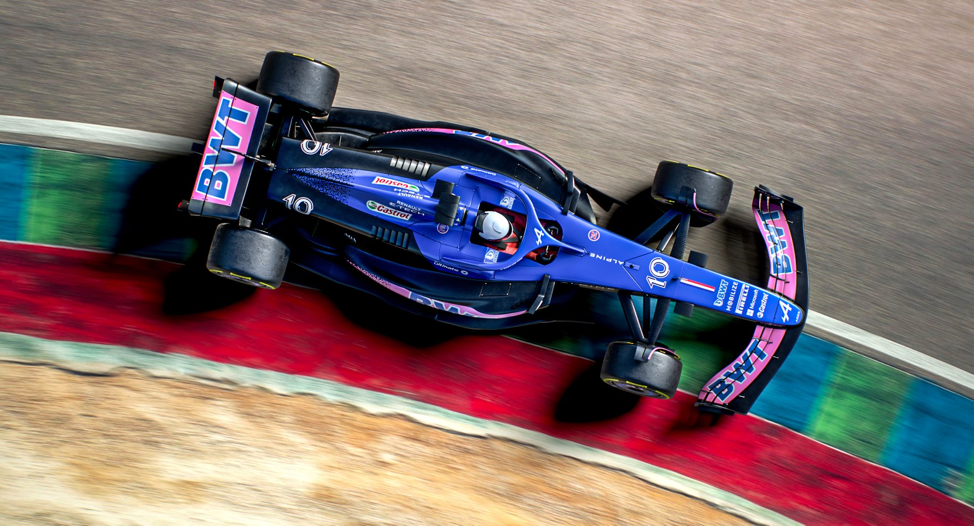 Alpine A523 F1 Team Blue Livery Formula 1 Season 2023 model - TurboSquid 2049016