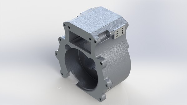 End cap single cylinder engine model - TurboSquid 1222619