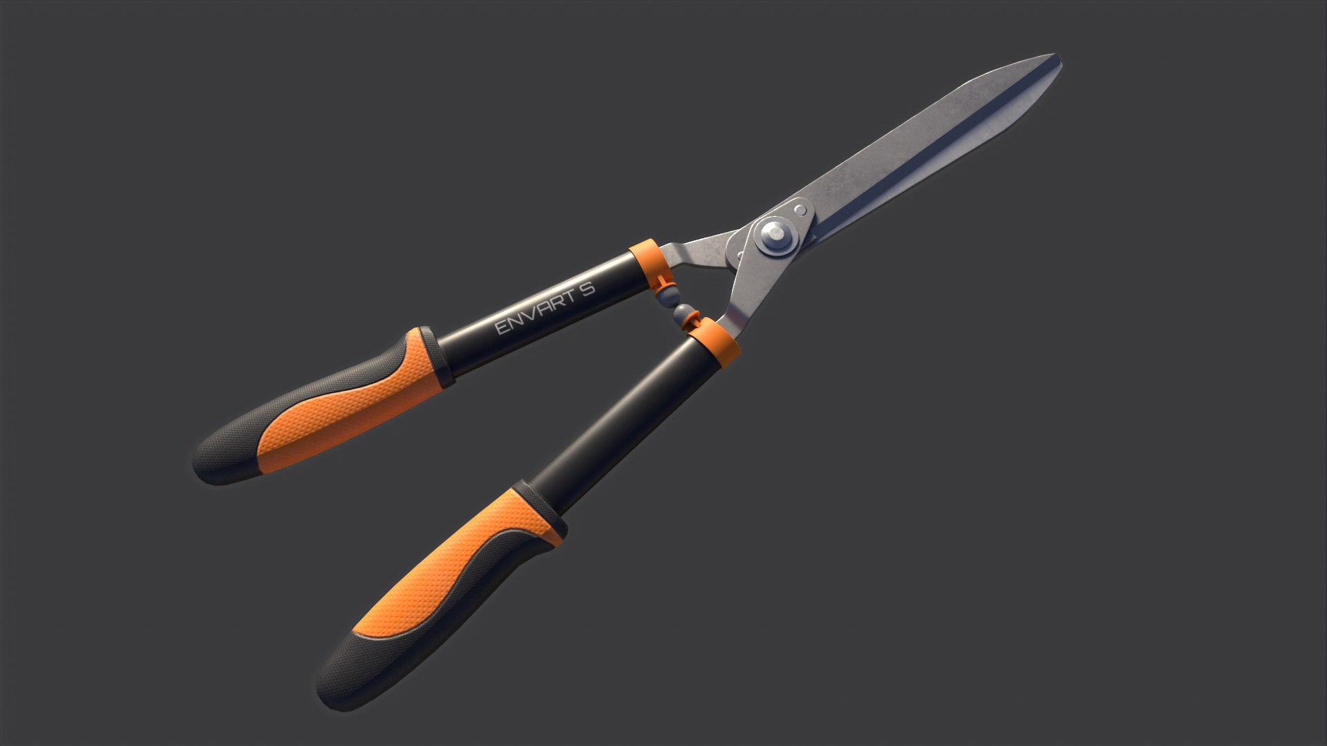 Gardening Hedge Shears Game Asset 3D - TurboSquid 1883389