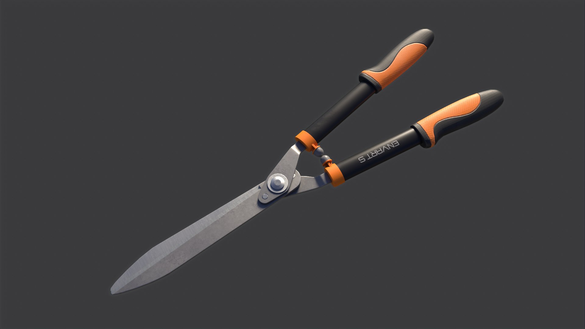 Gardening Hedge Shears Game Asset 3D - TurboSquid 1883389