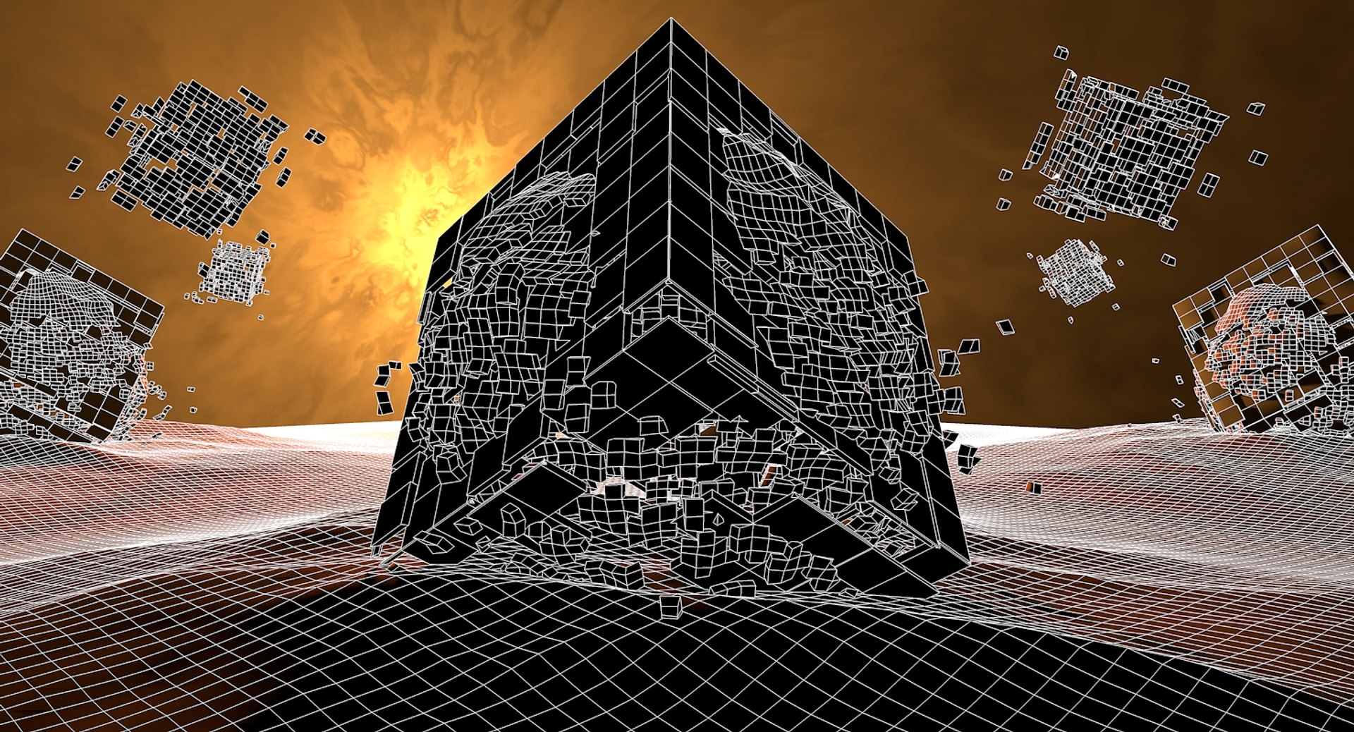 3D Strange Desert Environment Model - TurboSquid 1414984