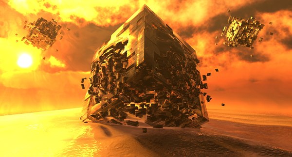 3D strange desert environment model - TurboSquid 1414984