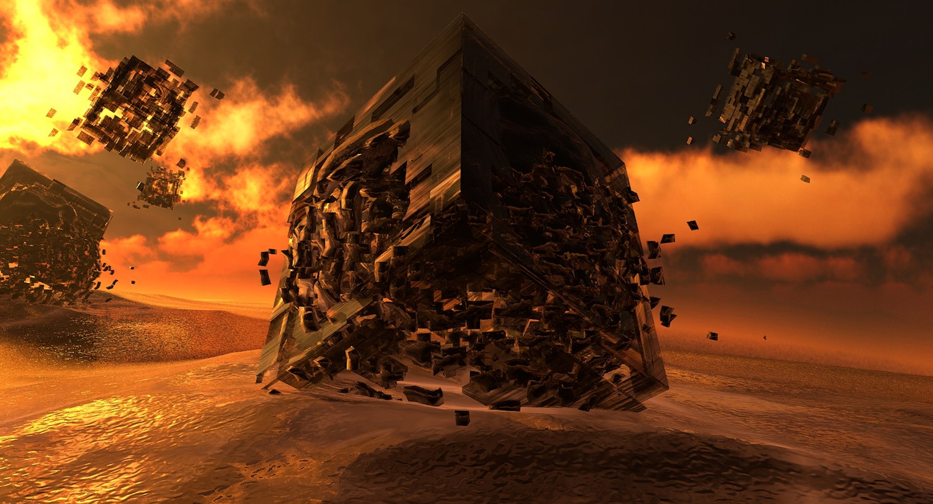 3D Strange Desert Environment Model - TurboSquid 1414984