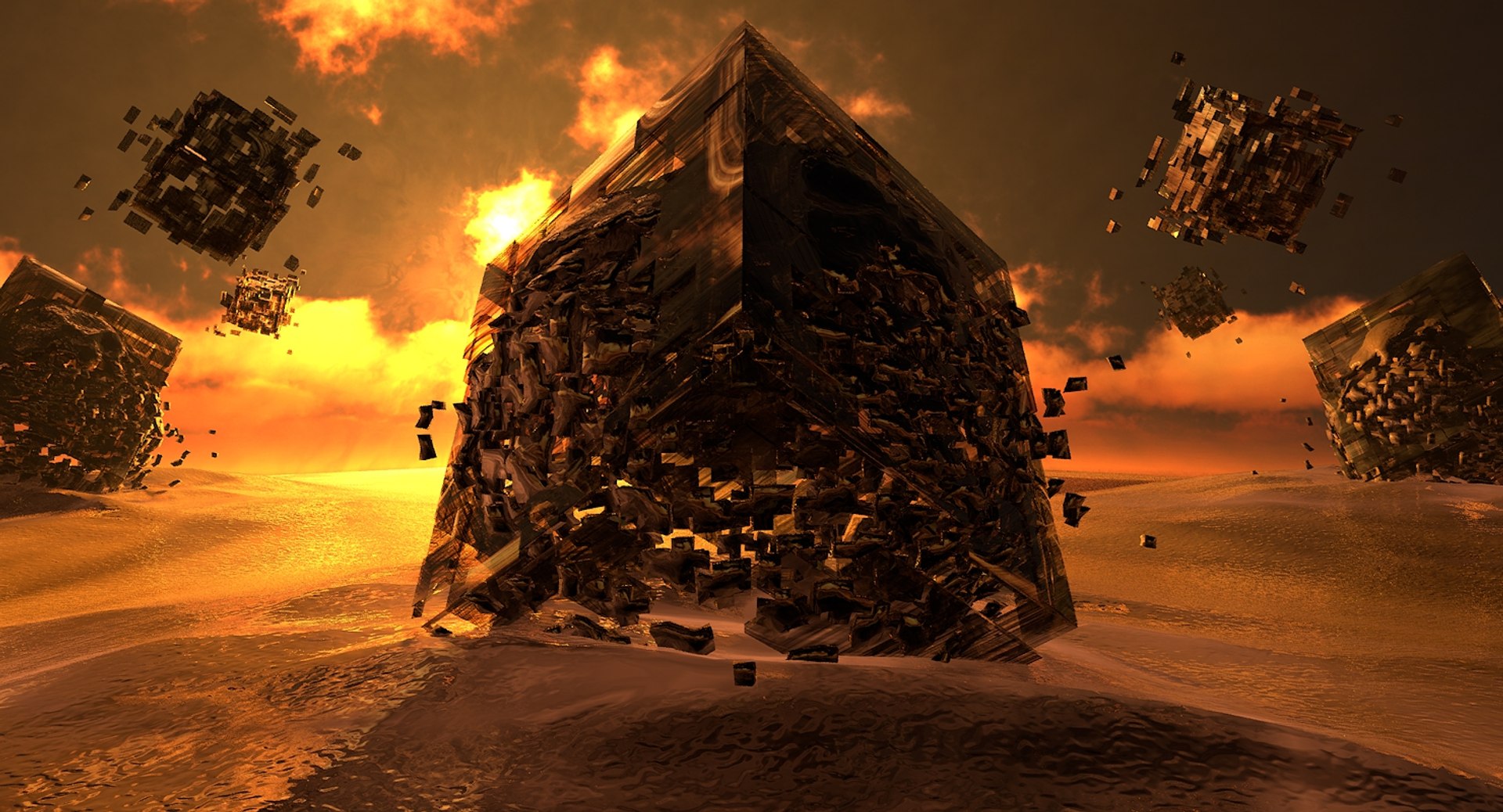 3D Strange Desert Environment Model - TurboSquid 1414984