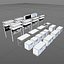 3D Laboratory Furniture Set 1 - TurboSquid 1315921