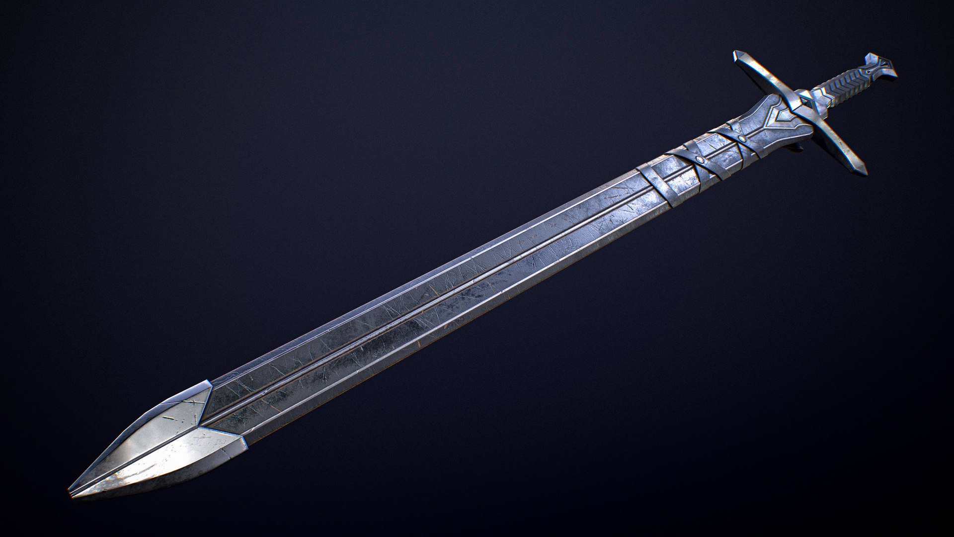 Royal Sword Pbr 3D Model - TurboSquid 1707549