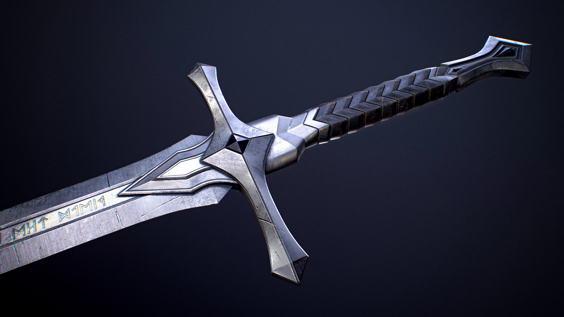 Royal Sword Pbr 3D Model - TurboSquid 1707549