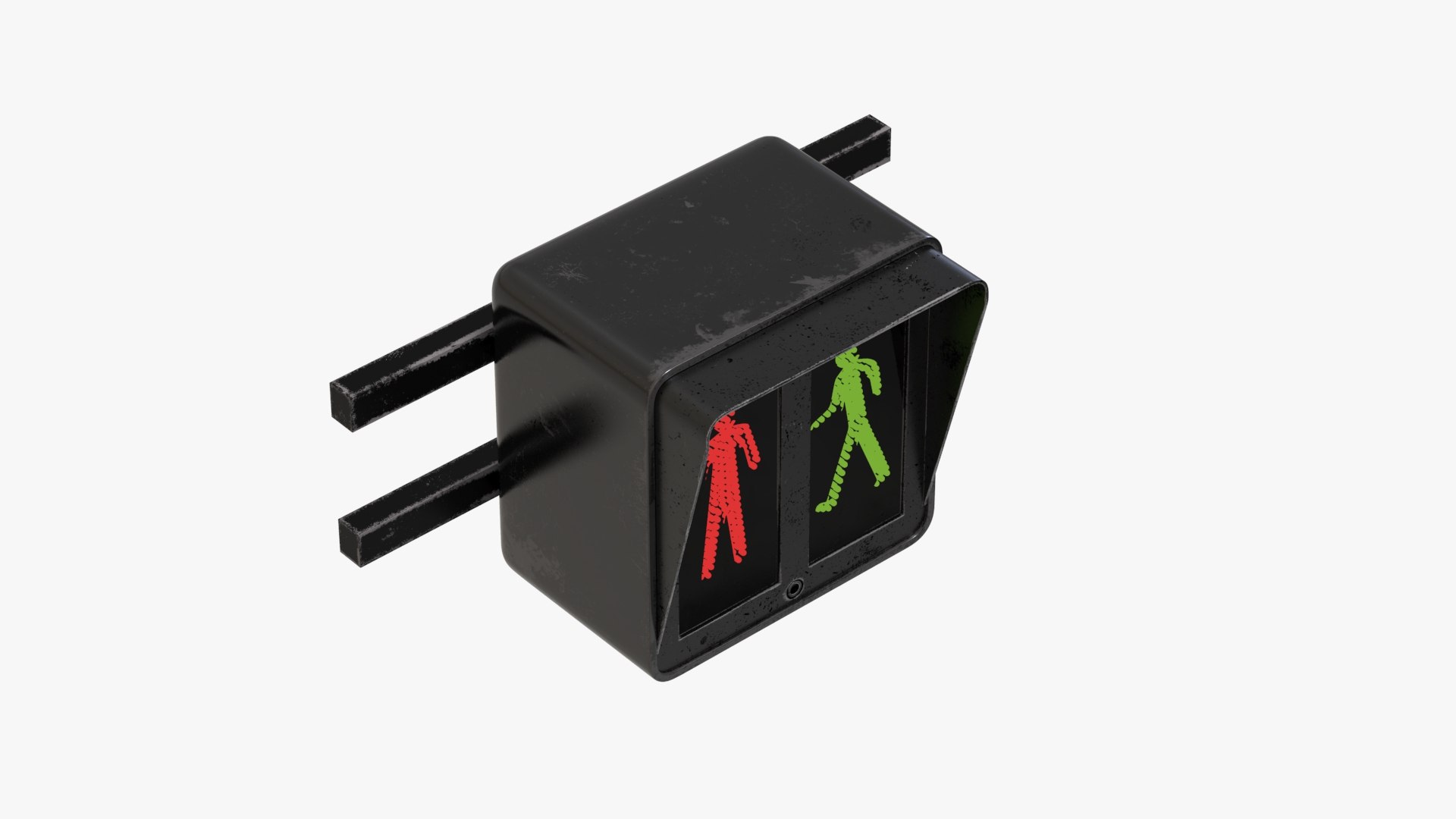 3D European Traffic Light Walk Stop - TurboSquid 1752568