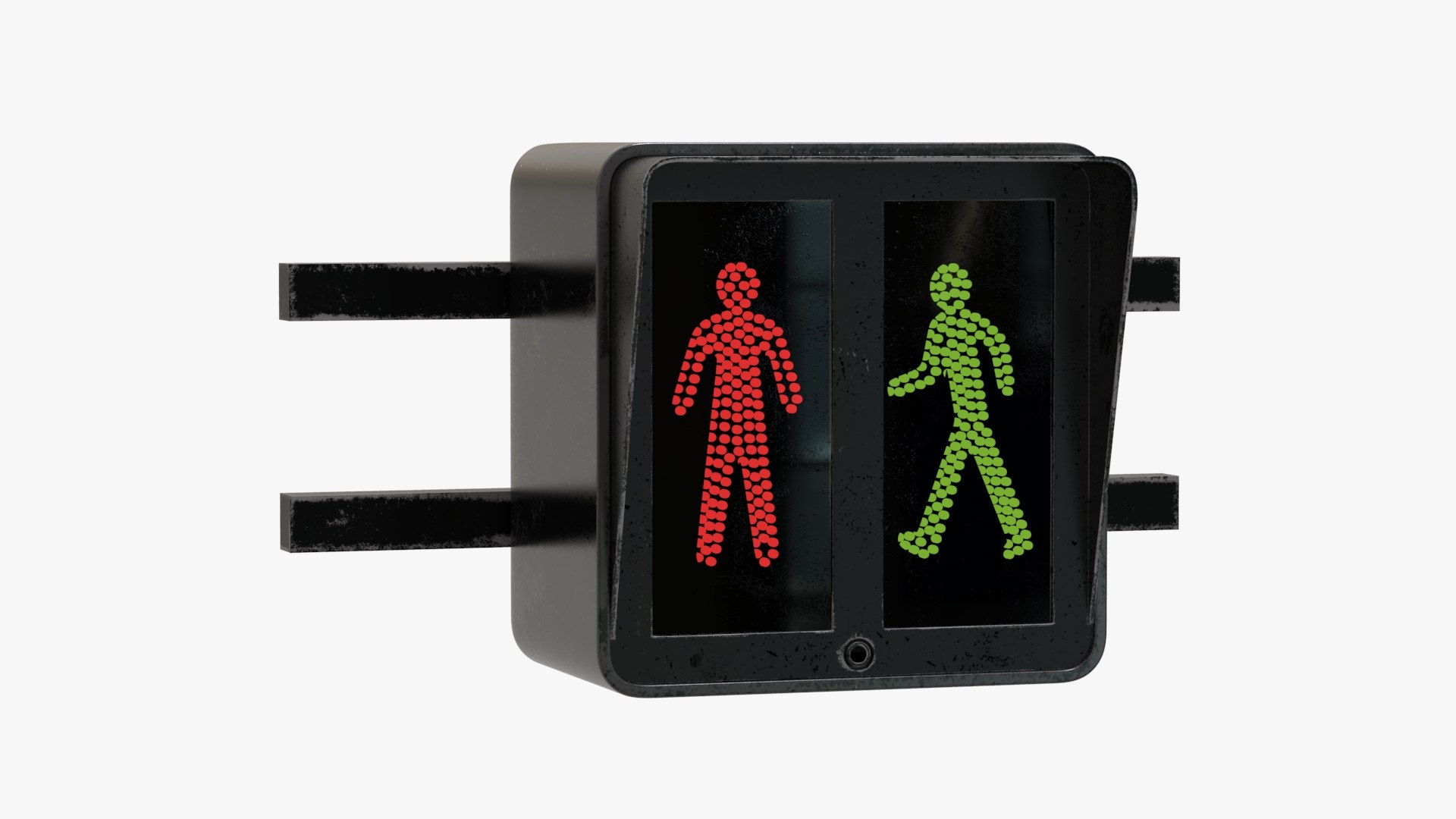 3D European Traffic Light Walk Stop - TurboSquid 1752568