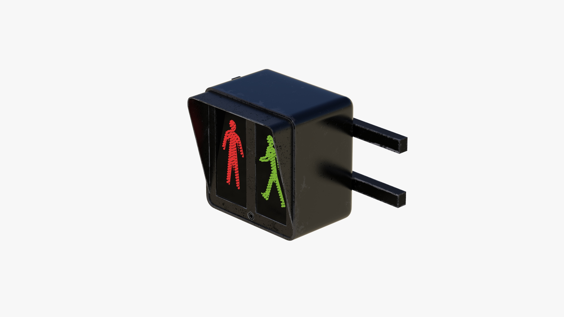 3D European Traffic Light Walk Stop - TurboSquid 1752568