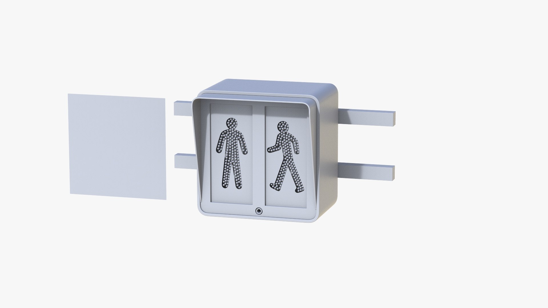 3D European Traffic Light Walk Stop - TurboSquid 1752568