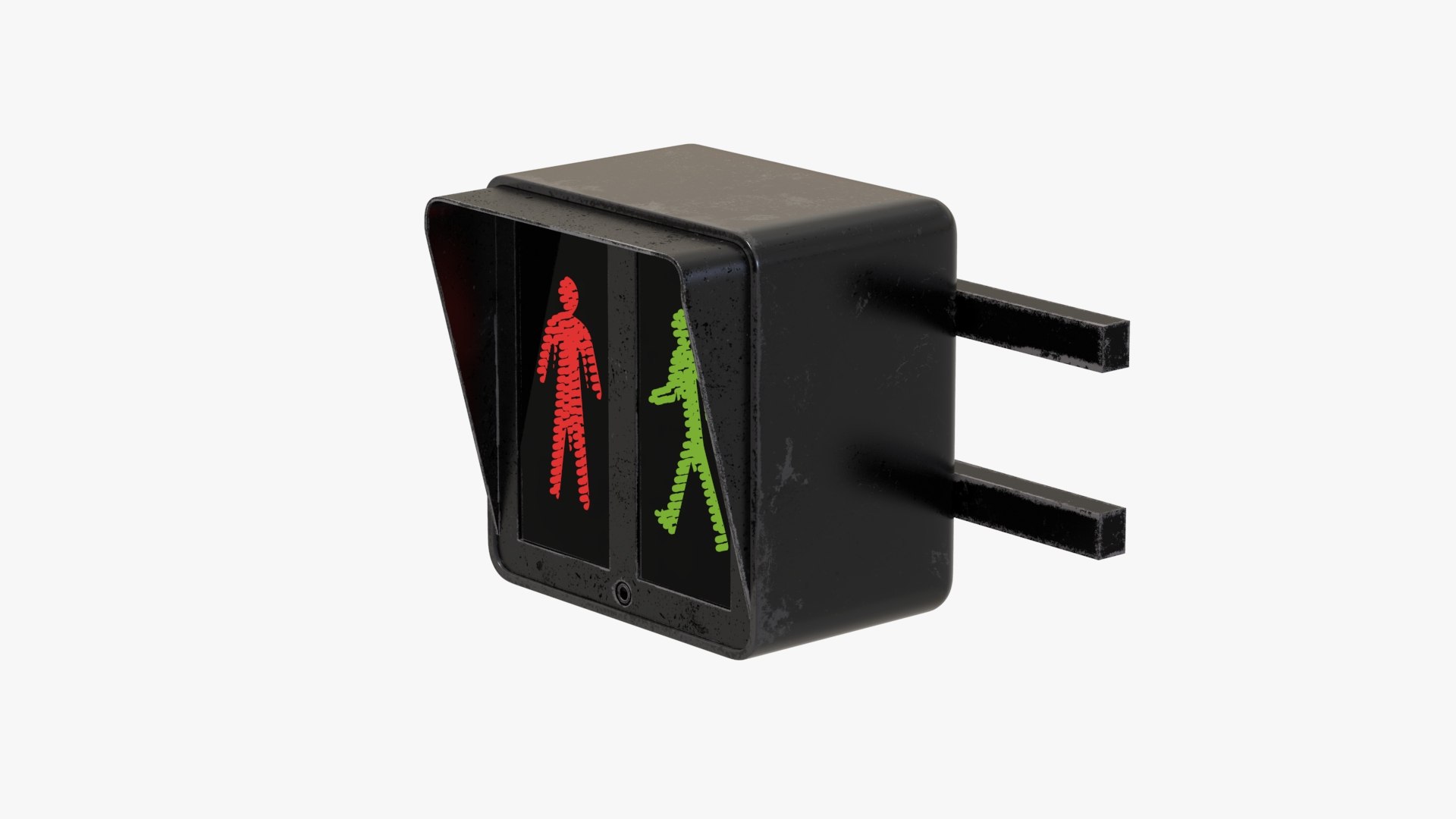 3D European Traffic Light Walk Stop - TurboSquid 1752568