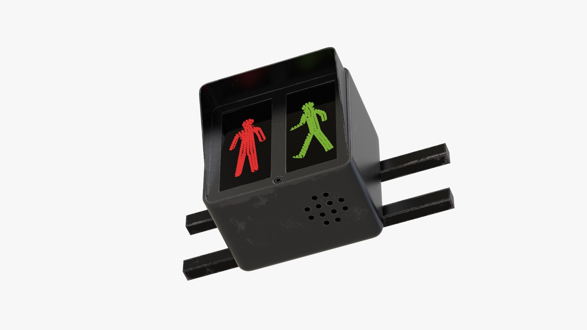 3D European Traffic Light Walk Stop - TurboSquid 1752568