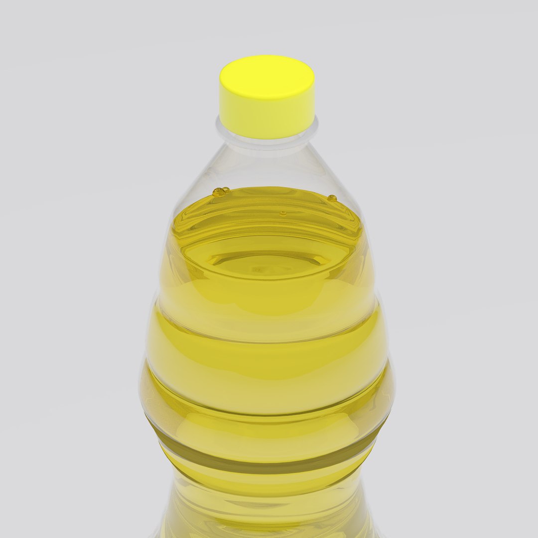 Bottle Oil 3d Model