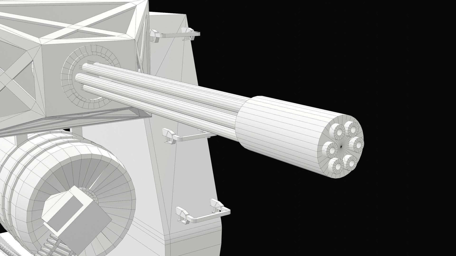 Phalanx CIWS Naval Gun 3D Model - TurboSquid 2287972