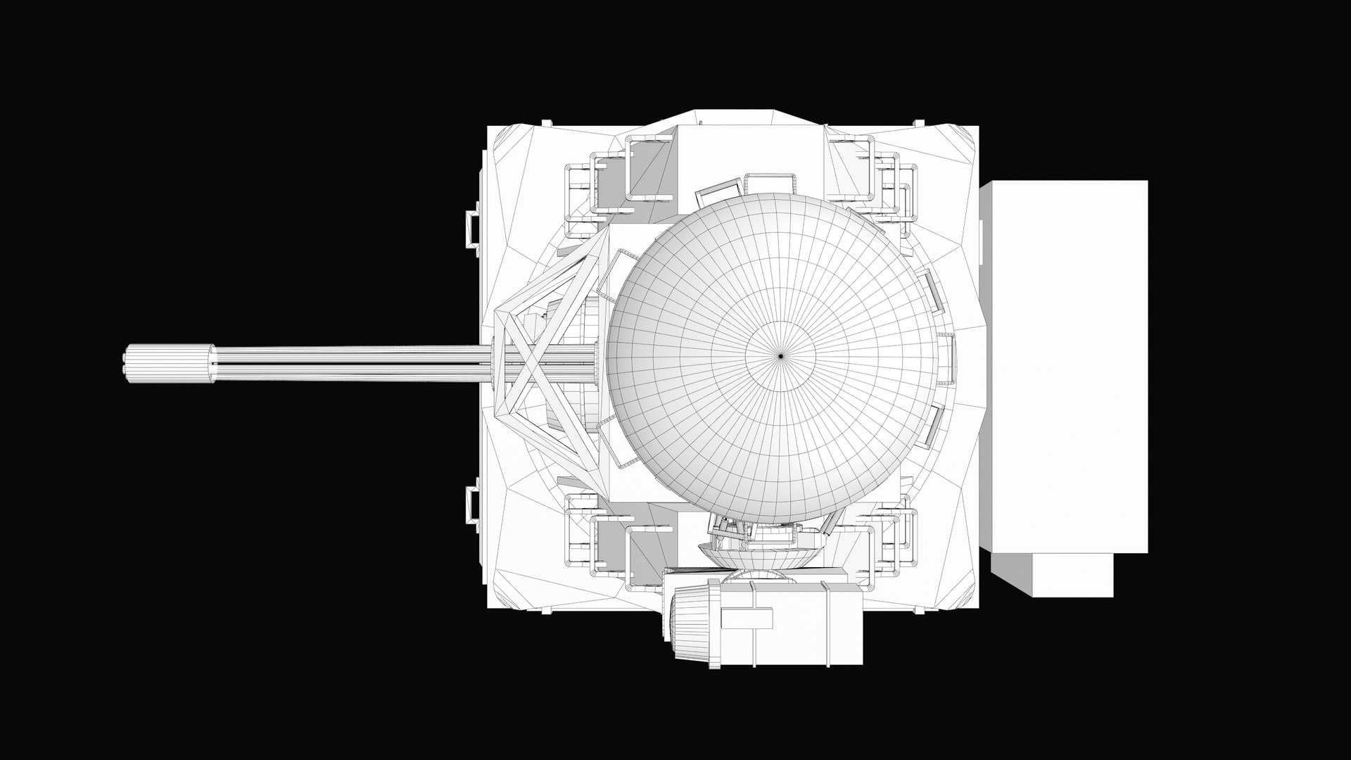 Phalanx CIWS Naval Gun 3D Model - TurboSquid 2287972