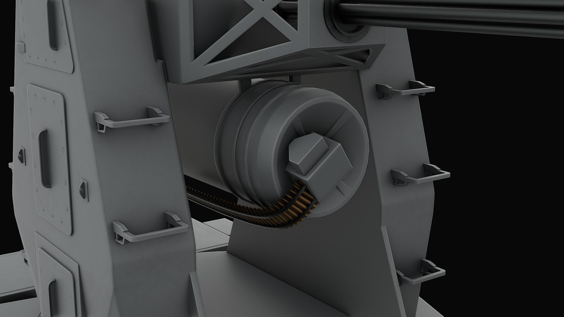 Phalanx CIWS Naval Gun 3D Model - TurboSquid 2287972