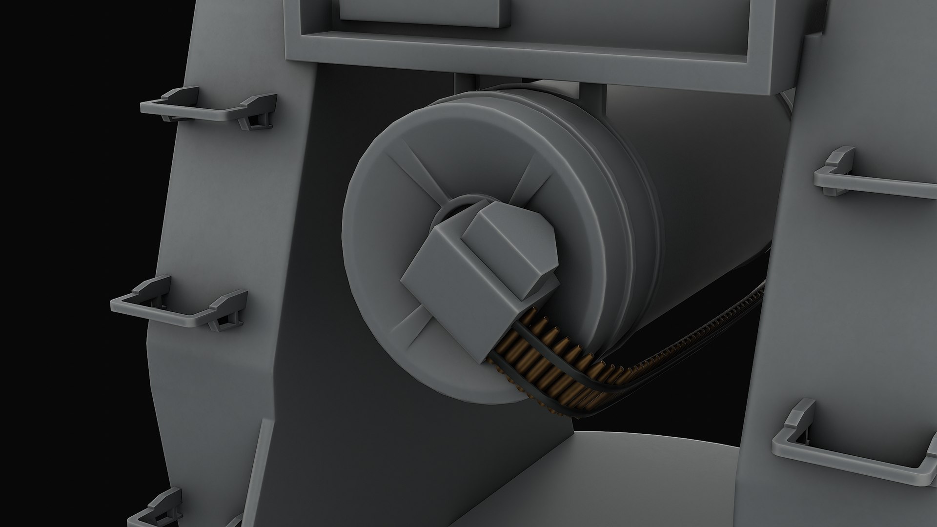 Phalanx CIWS Naval Gun 3D Model - TurboSquid 2287972