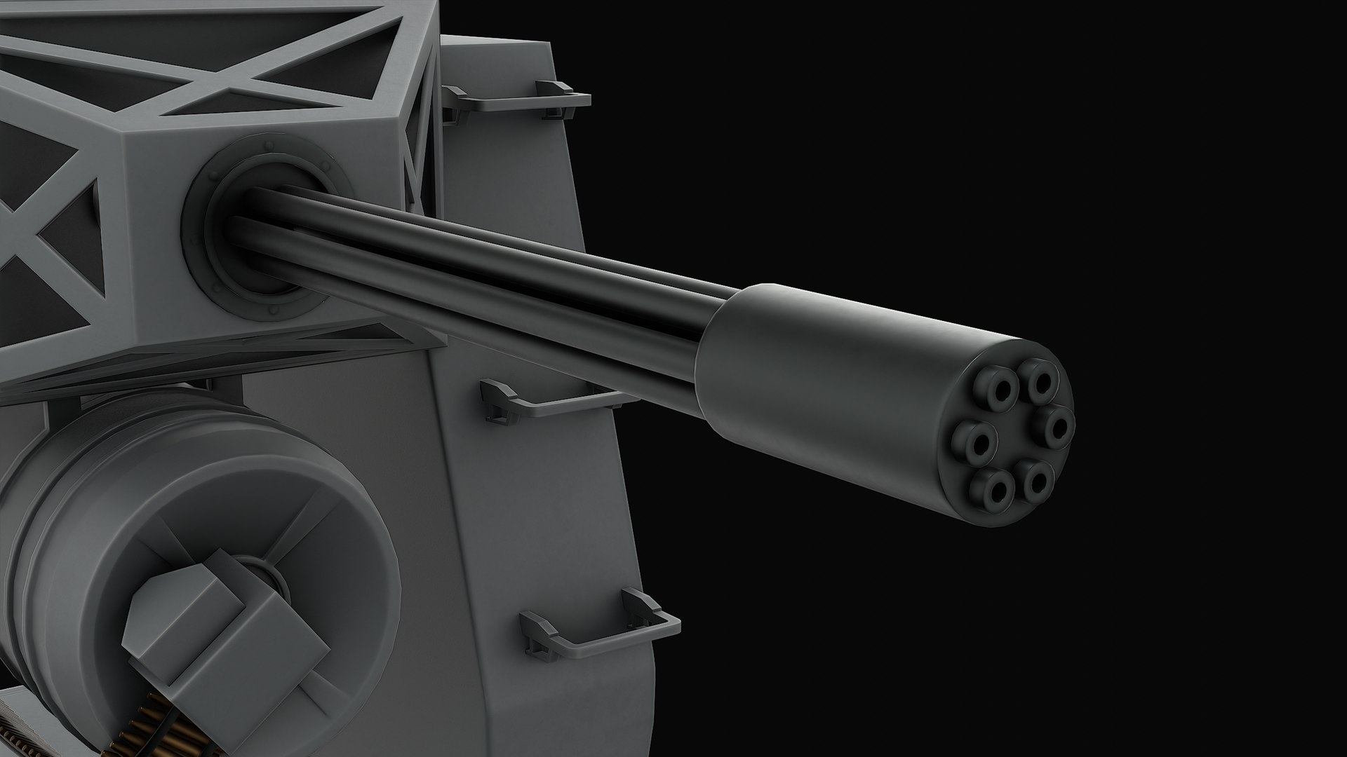 Phalanx CIWS Naval Gun 3D Model - TurboSquid 2287972