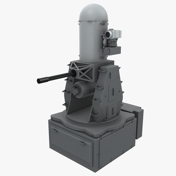 modelo 3d Cañón naval CIWS Phalanx - TurboSquid 2287972
