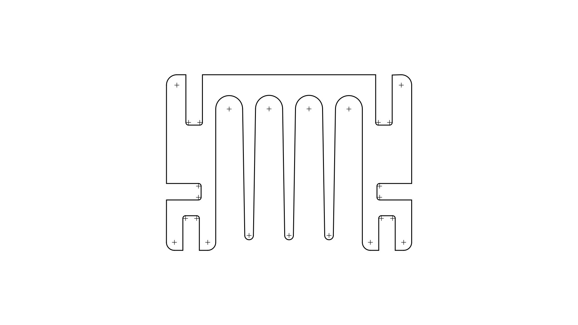 SK68 Heatsink 3D Model - TurboSquid 1981540