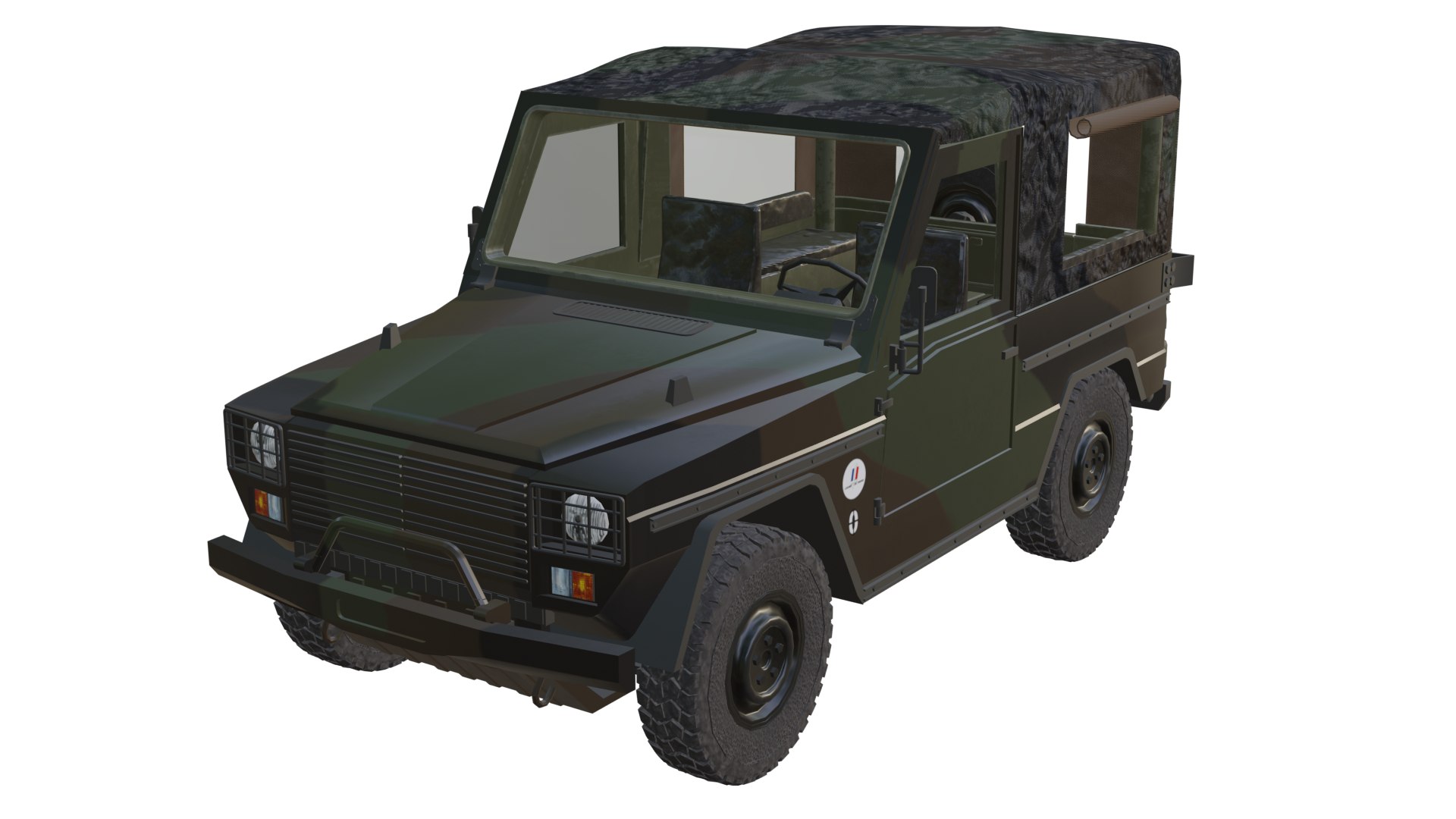 Peugeot P4 French Army Low-Poly 3D - TurboSquid 1930413