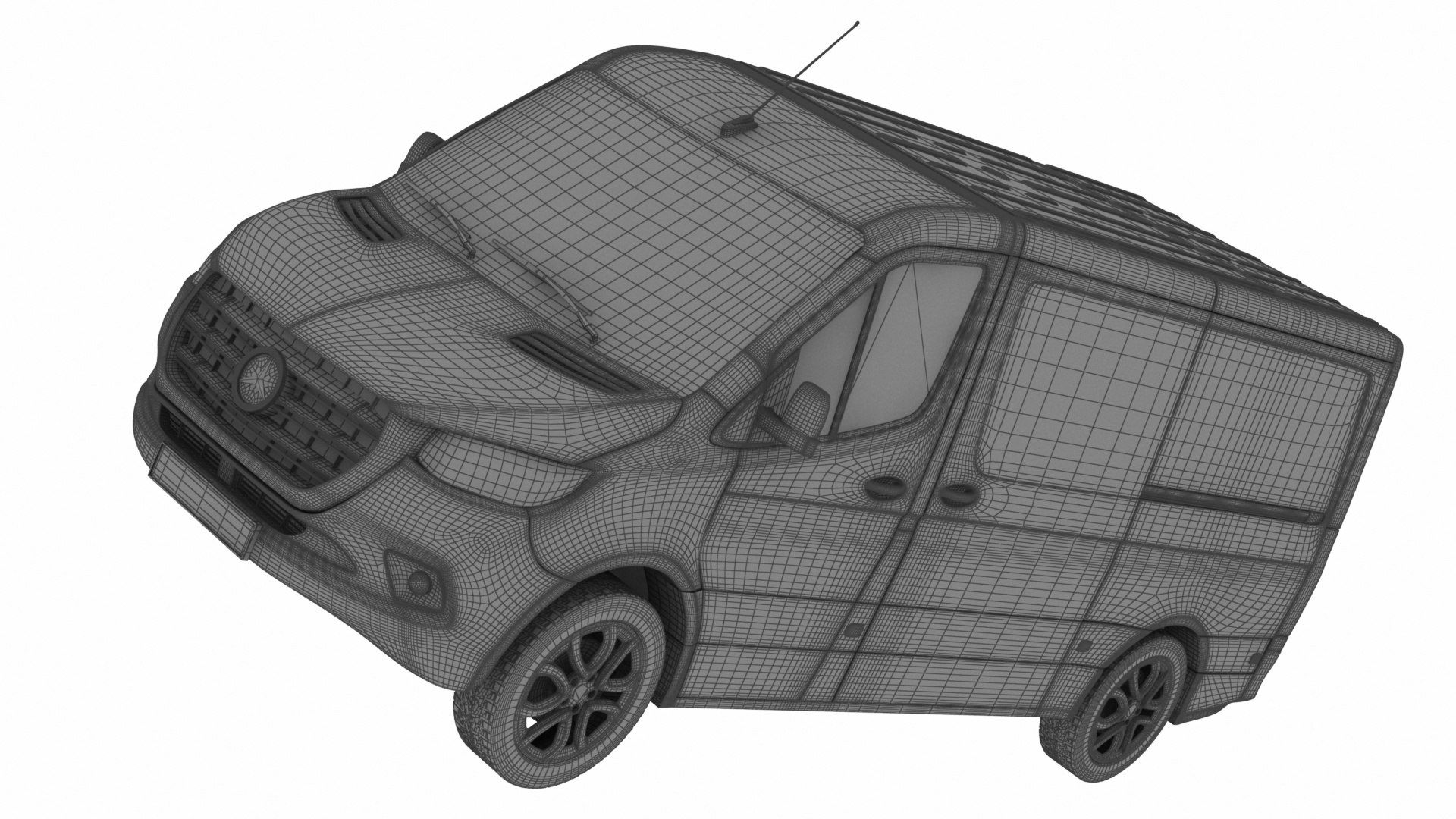 3D Realistic Mercedes Sprinter Van - TurboSquid 1614751