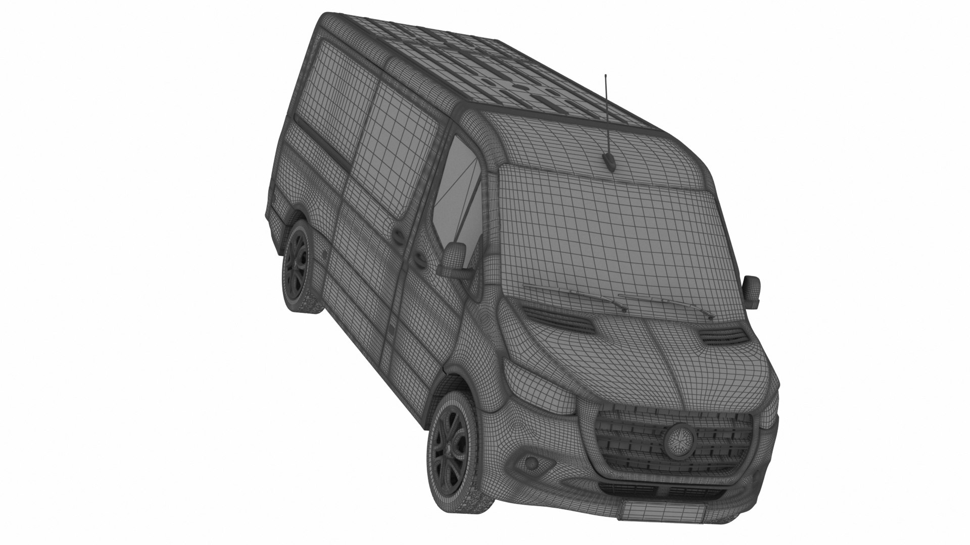 3D Realistic Mercedes Sprinter Van - TurboSquid 1614751