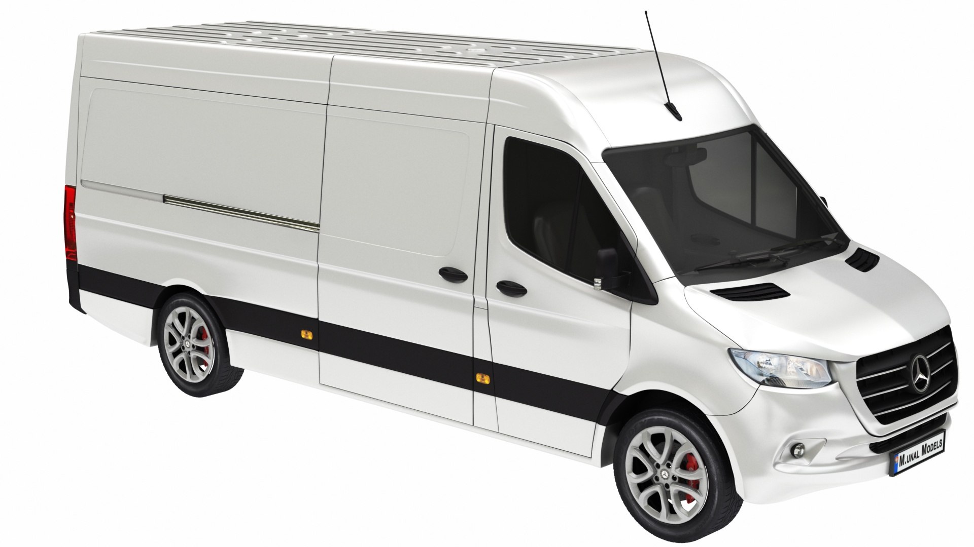 3D Realistic Mercedes Sprinter Van - TurboSquid 1614751