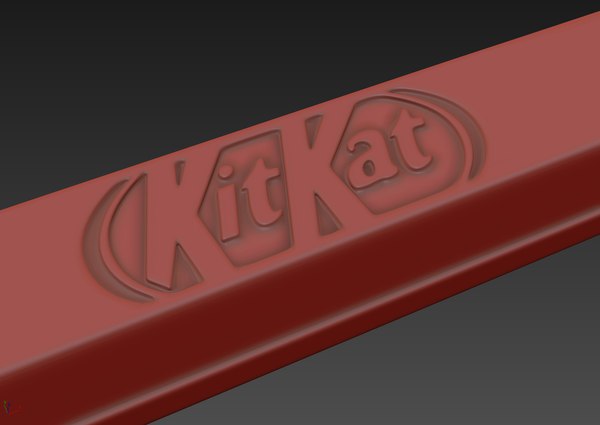 modelo 3d Barra de chocolate Kit Kat - TurboSquid 1853990