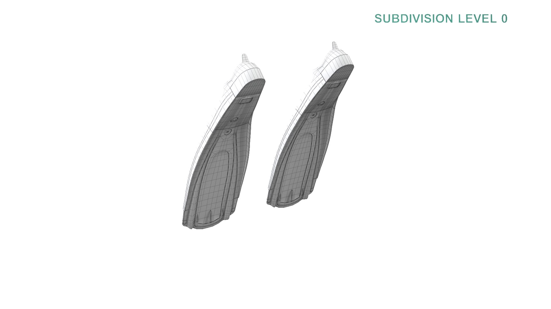 Swim Fins model - TurboSquid 1753535