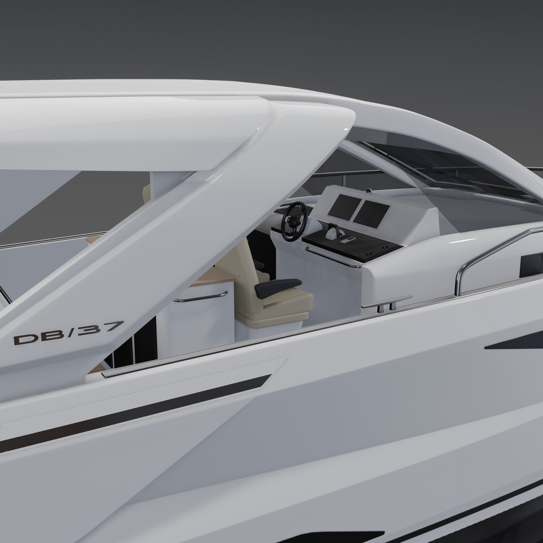 Jeanneau DB37 Luxury Motor Yacht 3D Model 3D Model - TurboSquid 2190395