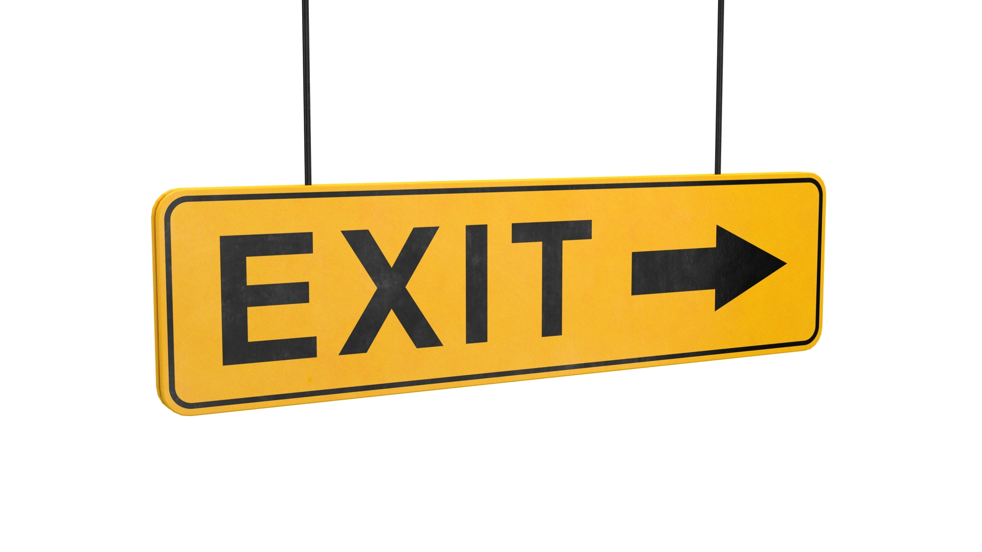 Exit Sign 3D Model - TurboSquid 1581083