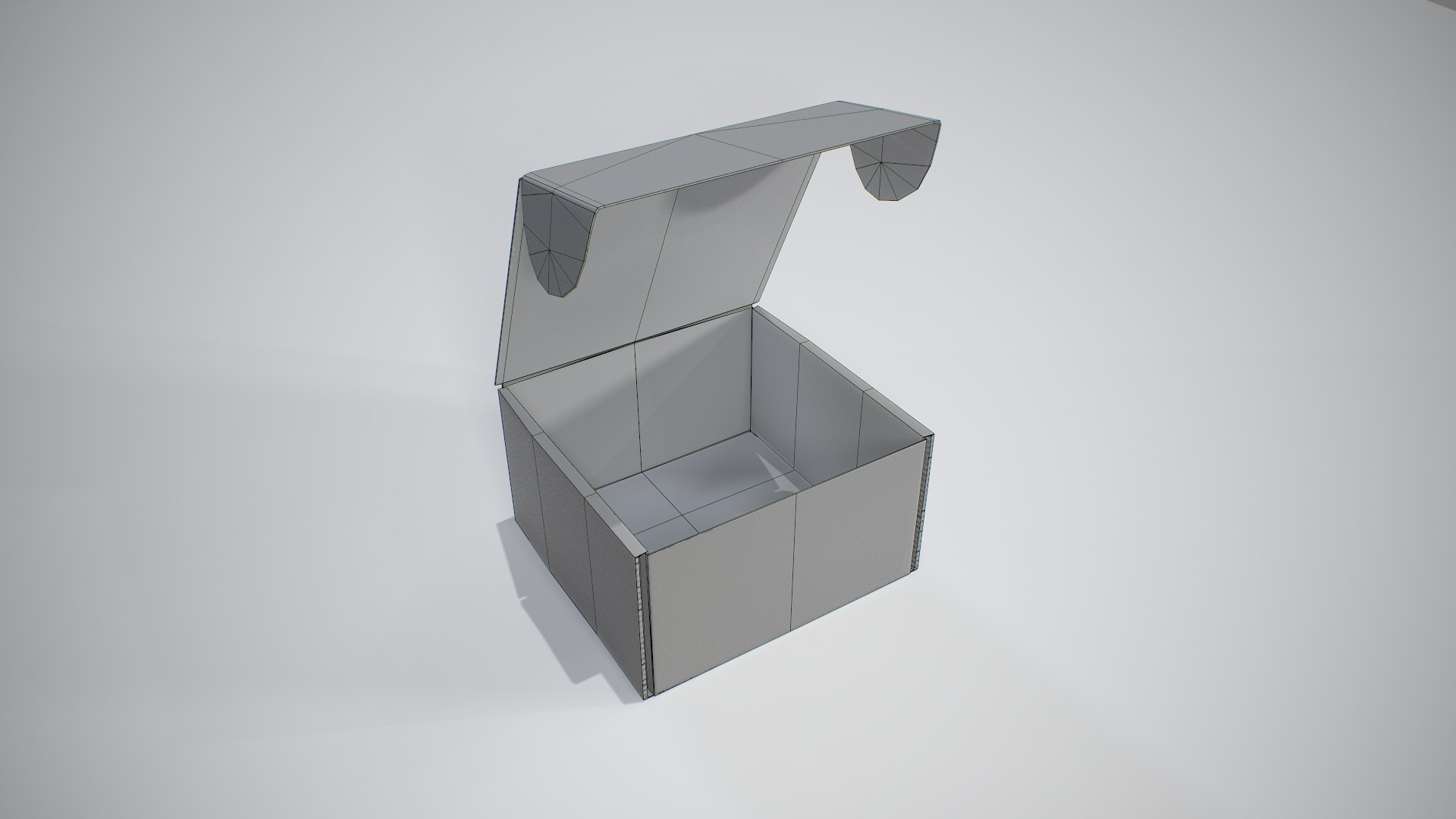 Cardboard Box Model - TurboSquid 1344610