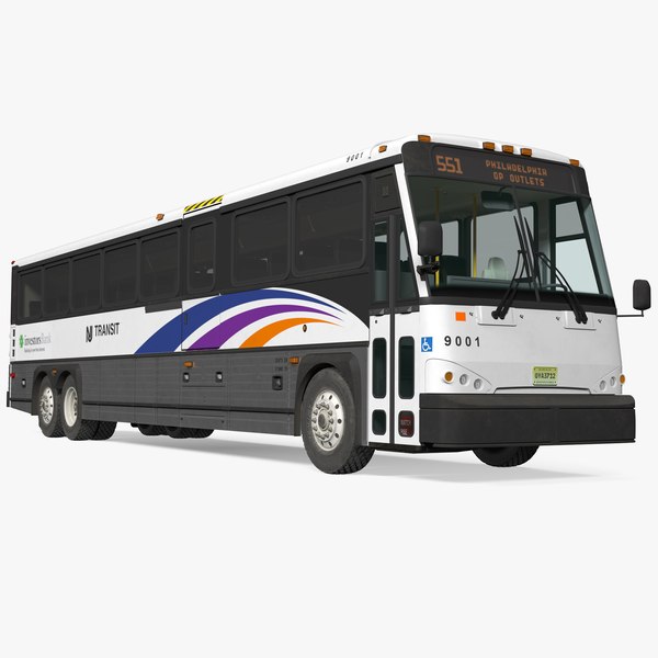 3D model intercity bus mci d4500ct - TurboSquid 1195981