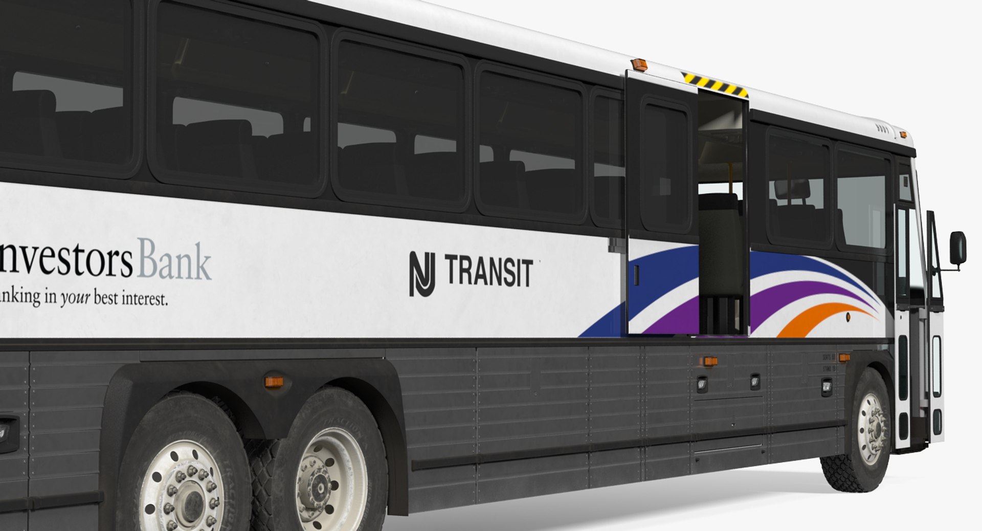 3D Model Intercity Bus Mci D4500ct - TurboSquid 1195981