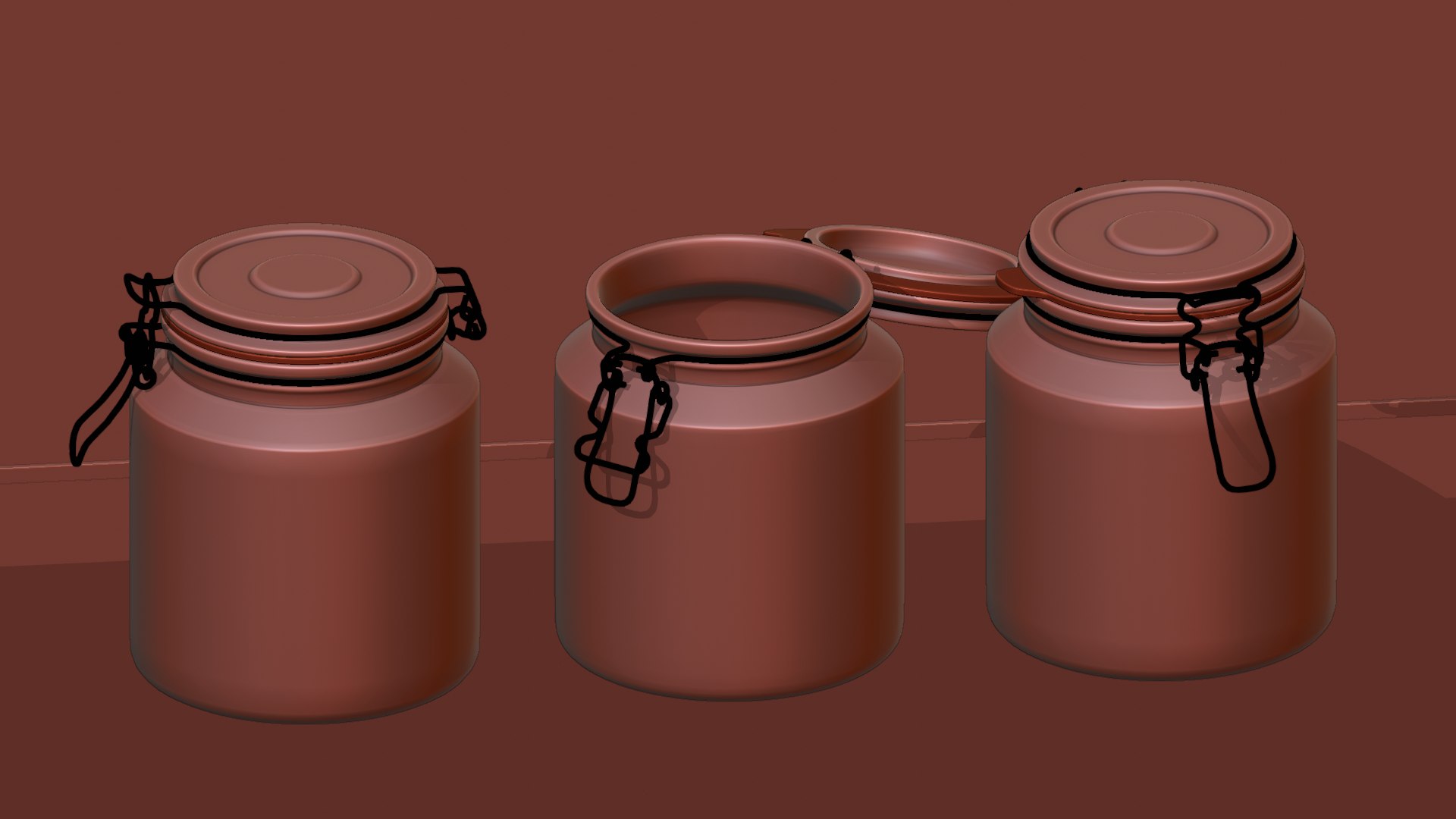 Jars Of Beans 3D - TurboSquid 2111048