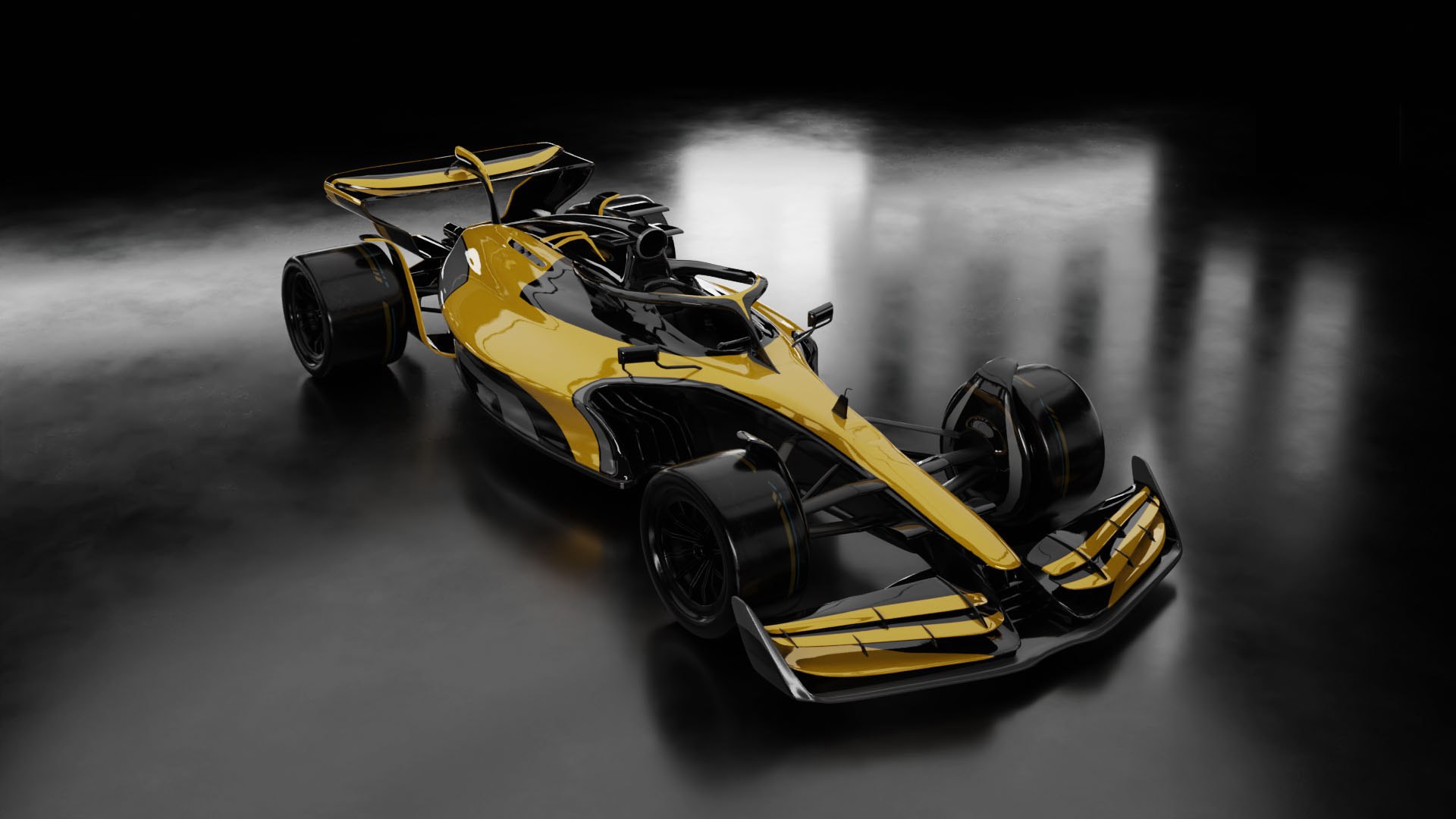3D Model Mid Poly And Low Poly Generic F1 Racing Car PACK - TurboSquid ...