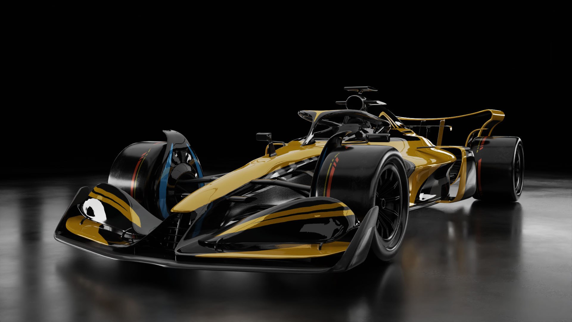 3D Model Mid Poly And Low Poly Generic F1 Racing Car PACK - TurboSquid ...