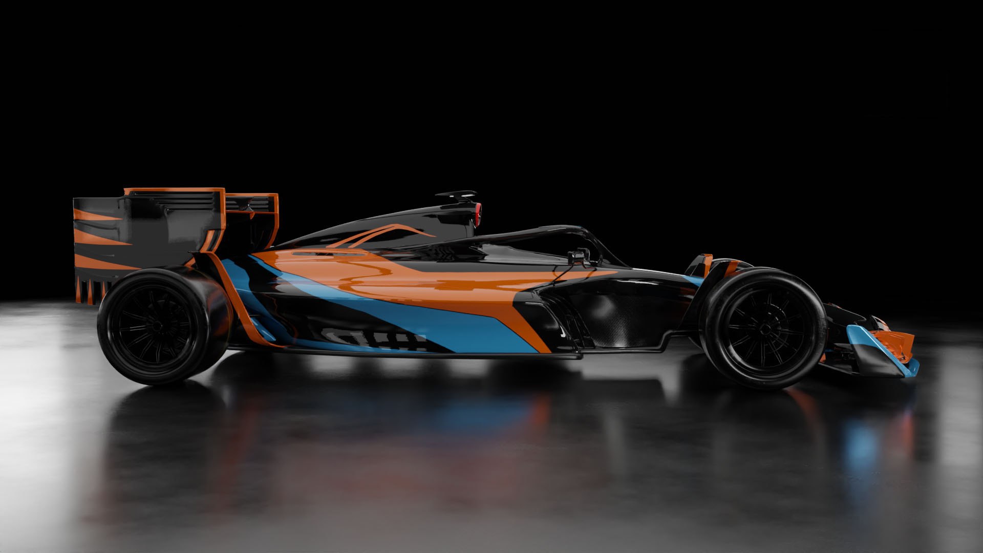 3D Model Mid Poly And Low Poly Generic F1 Racing Car PACK - TurboSquid ...