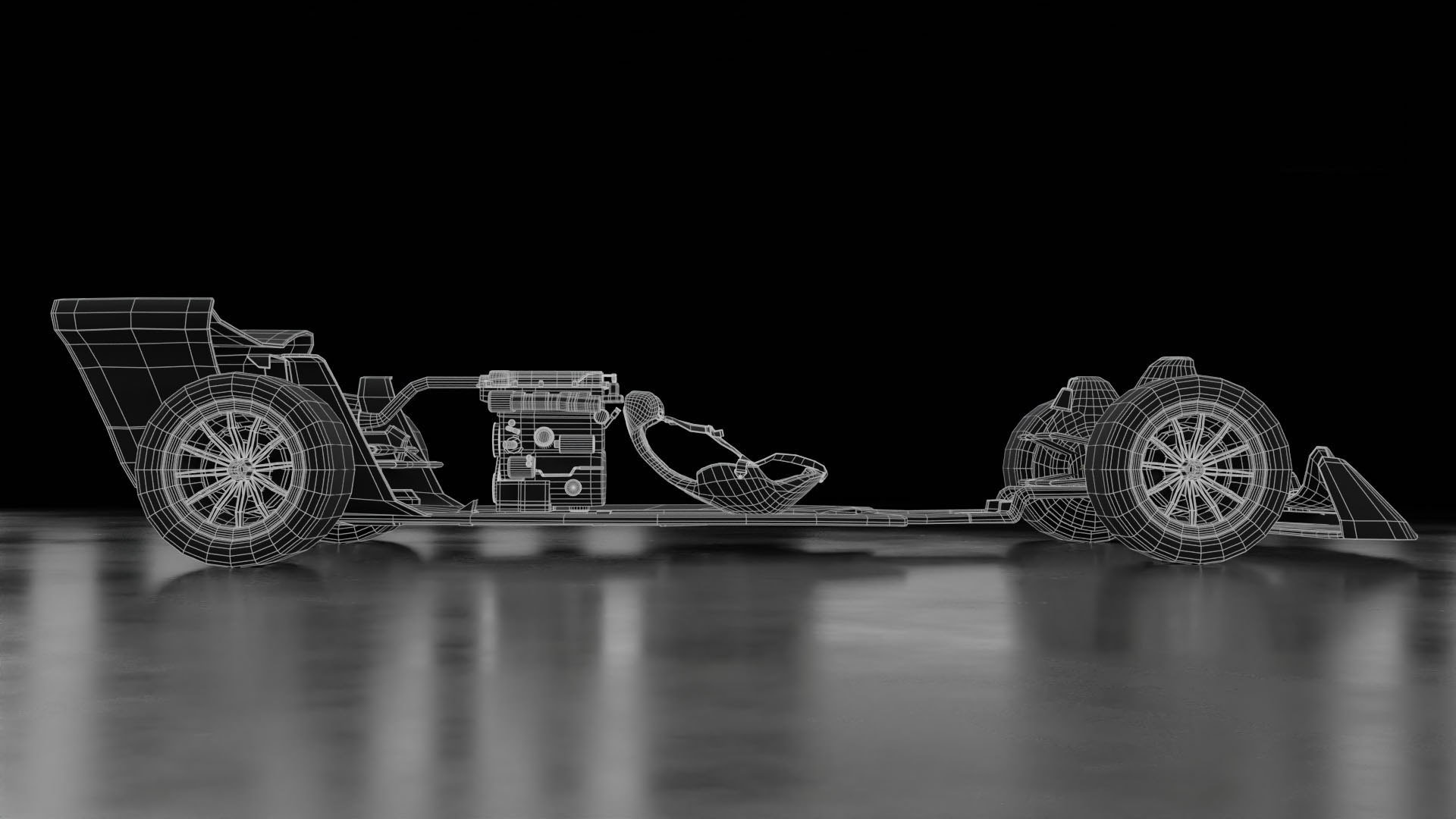 3D Model Mid Poly And Low Poly Generic F1 Racing Car PACK - TurboSquid ...