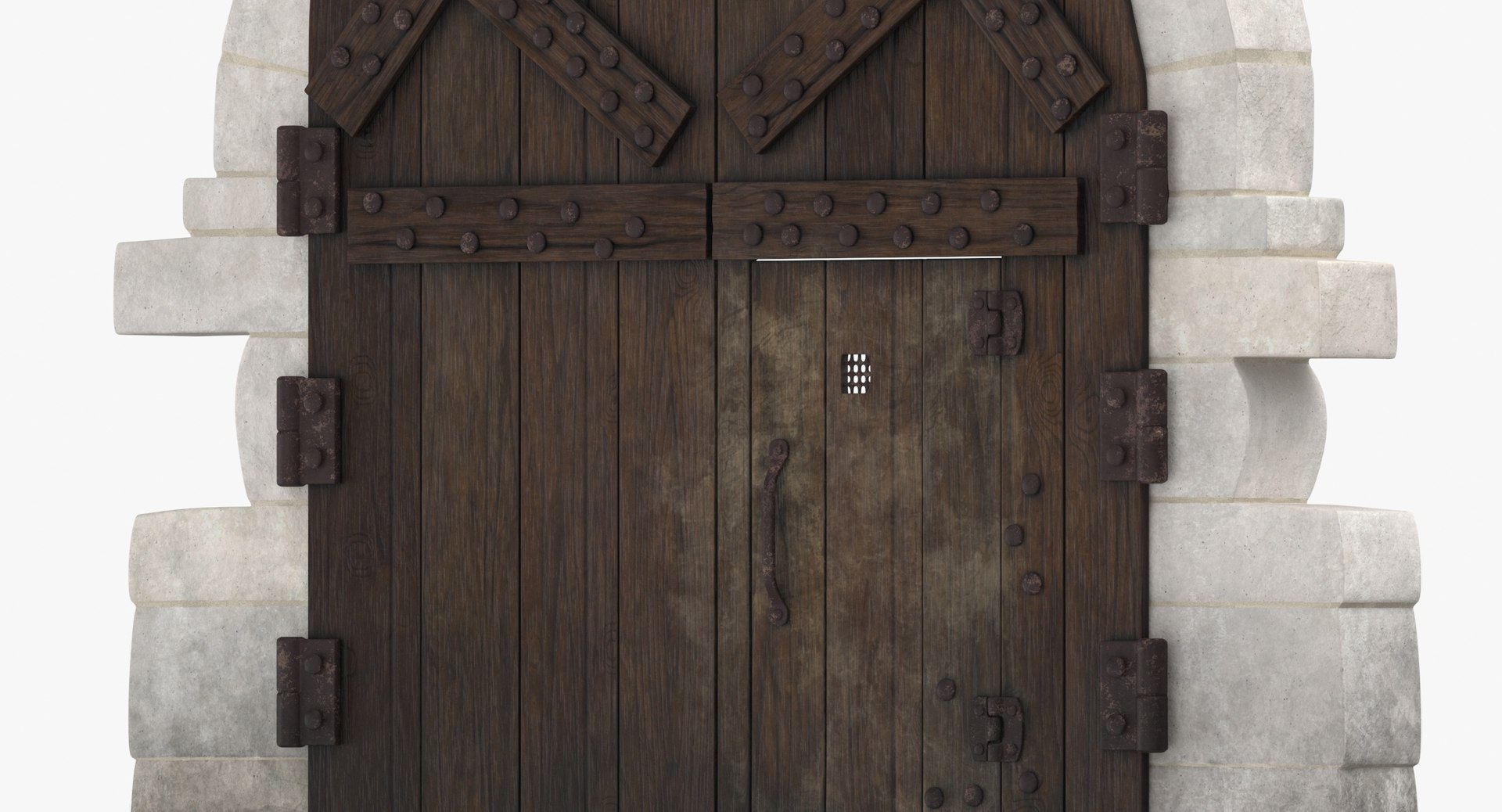 Medieval Castle Gate 3D Model - TurboSquid 1813068