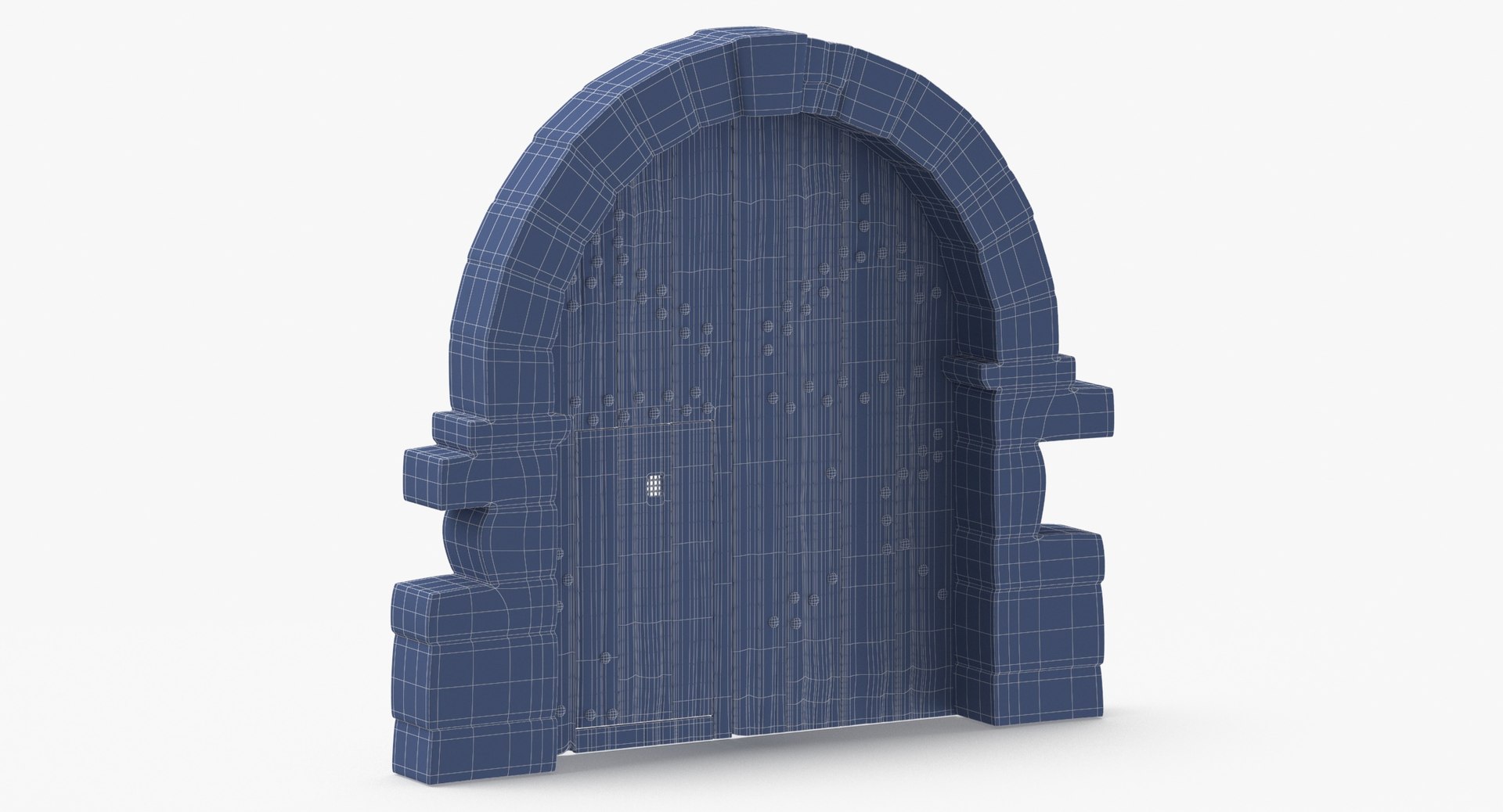 Medieval Castle Gate 3D Model - TurboSquid 1813068