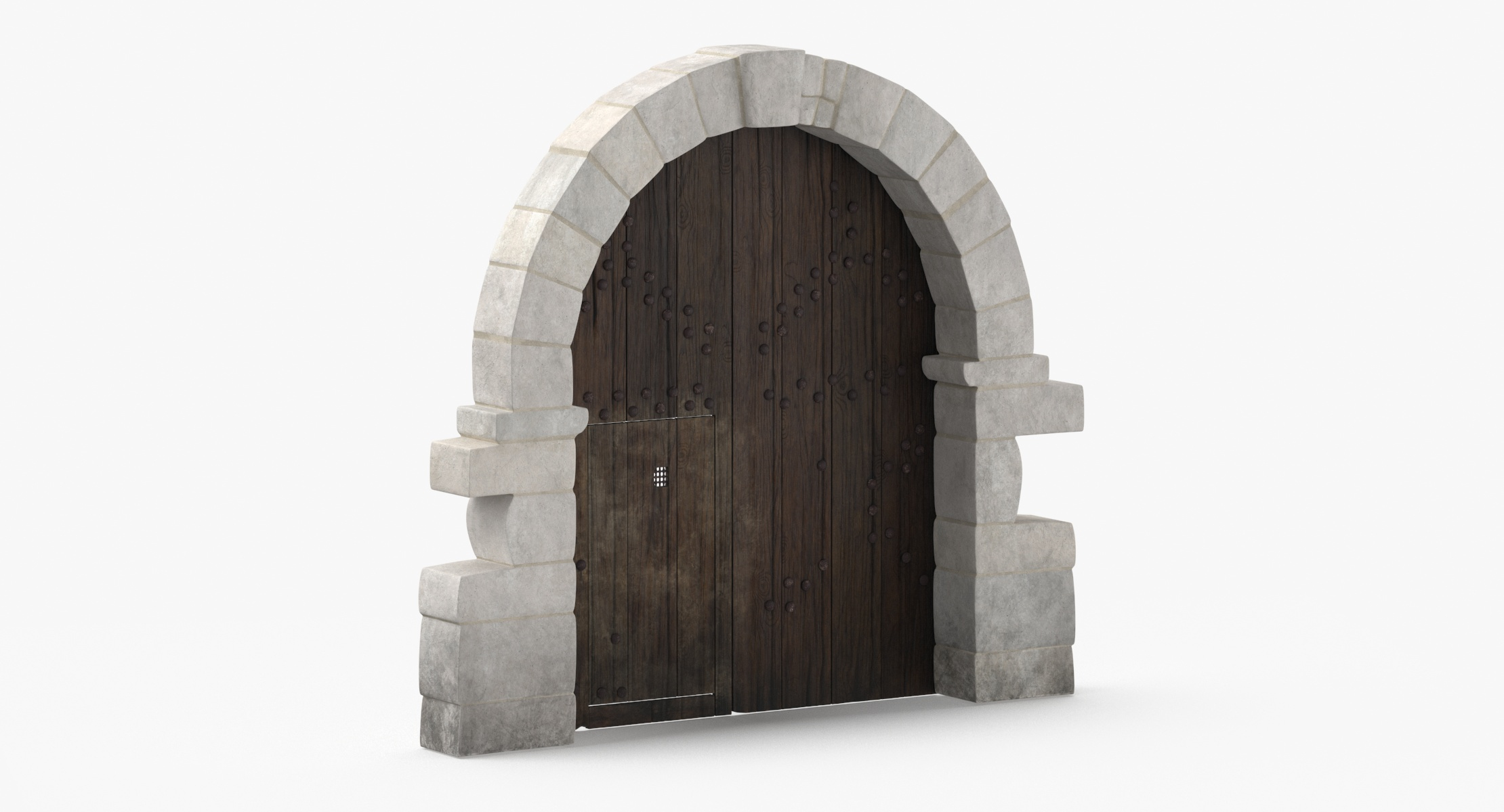 Medieval Castle Gate 3D model - TurboSquid 1813068