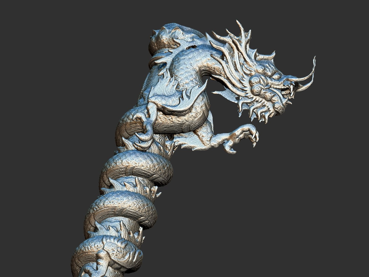 3D column pillar temple dragon - TurboSquid 1462706
