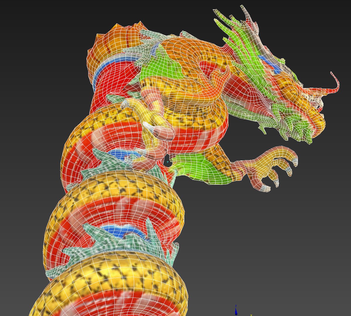 3D column pillar temple dragon - TurboSquid 1462706