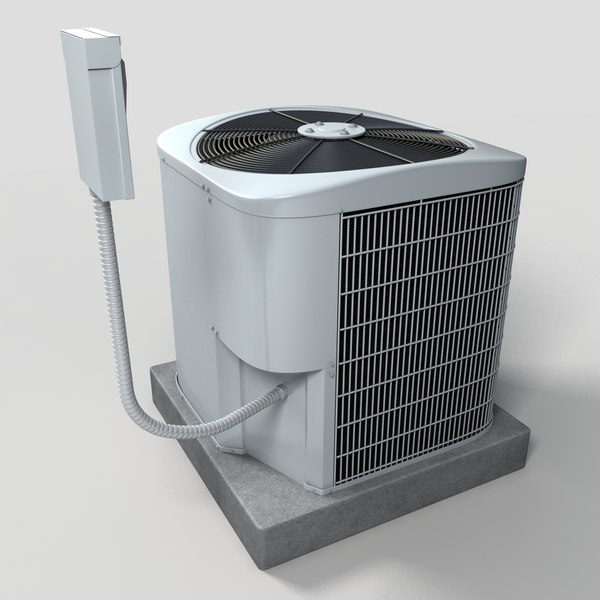 3d model single ac unit