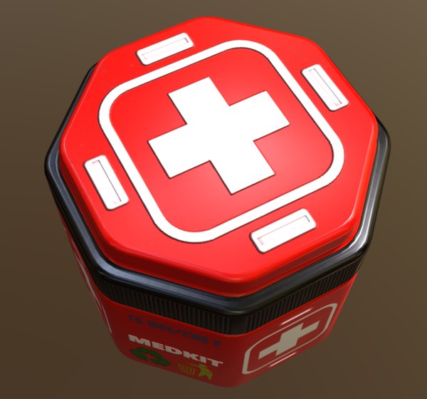 Medkit box crate model - TurboSquid 1449972